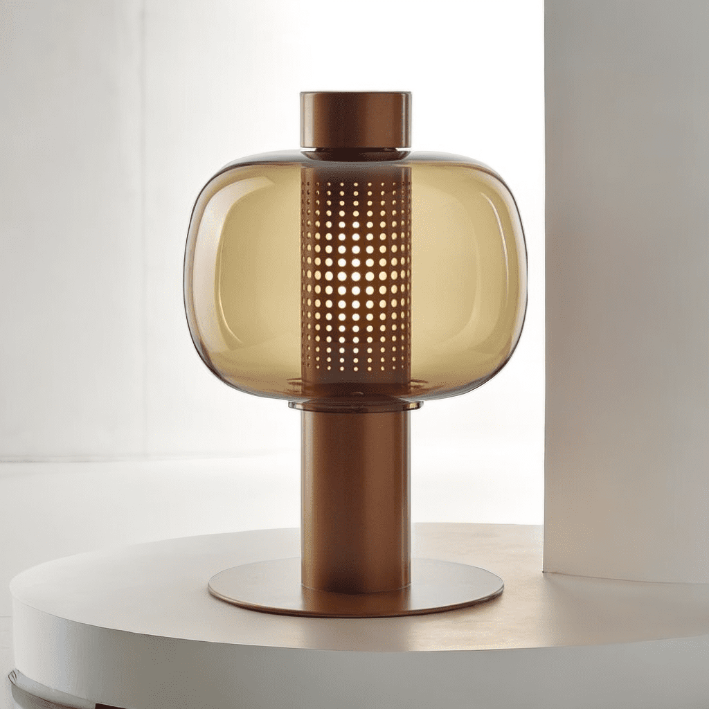 Signature Stylish Metal Table Lamp Cognac – Miss One